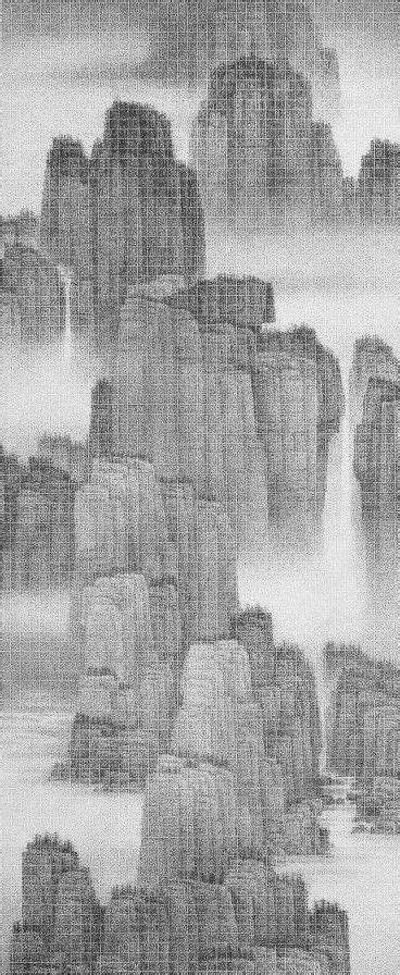 ボード装饰画のピン 壁画 水墨画 花 油画