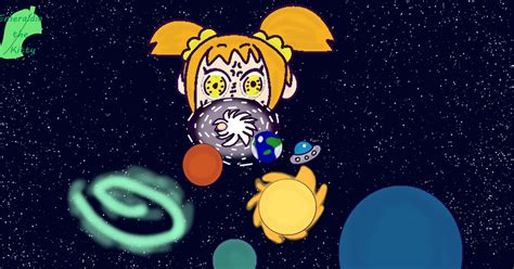 Popuko Popuko Absorbs The Universe Emeraldia Kittyのイラスト Pixiv