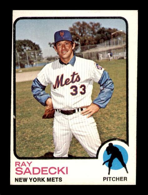 1973 Topps Ray Sadecki 283 Set Break New York Mets Ebay