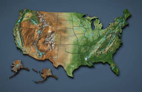 Topographic Map Of The U S