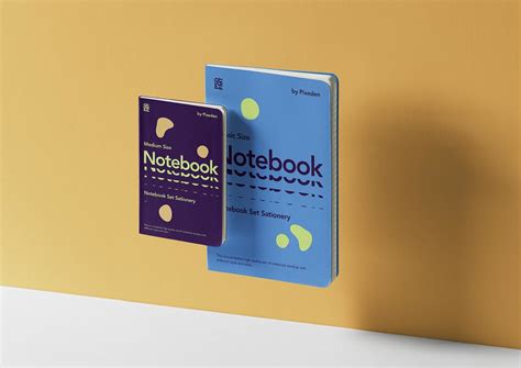 Free Gravity Notebook Mockup Set The Free Mockup