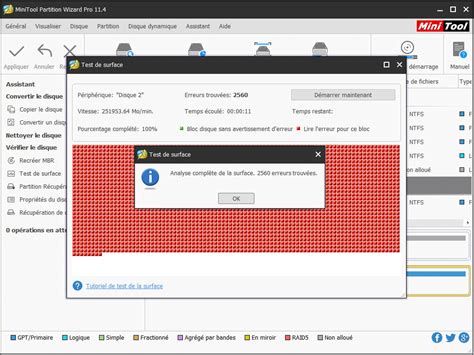 Comment Faire Un Test De Surface Du Disque MiniTool Partition Wizard