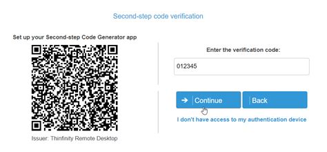 using one time passcode hotp totp with thinfinity virtualui