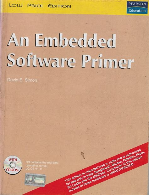 An Embedded Software Primer Uk Simon 9788177581546 Books