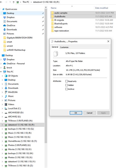 file folder size way out when using file copy in windows to unraid general support unraid