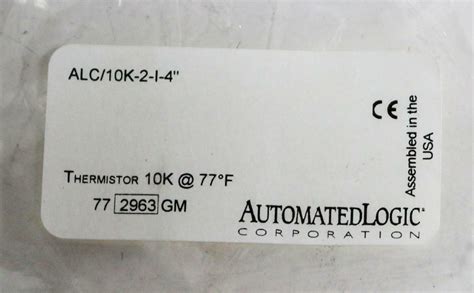 Automated Logic Corporation Alc 10k 2 1 4″ 10k Thermistor