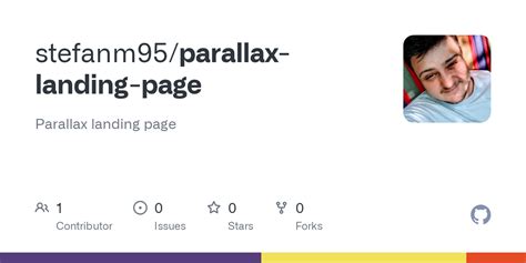 Github Stefanm95parallax Landing Page Parallax Landing Page