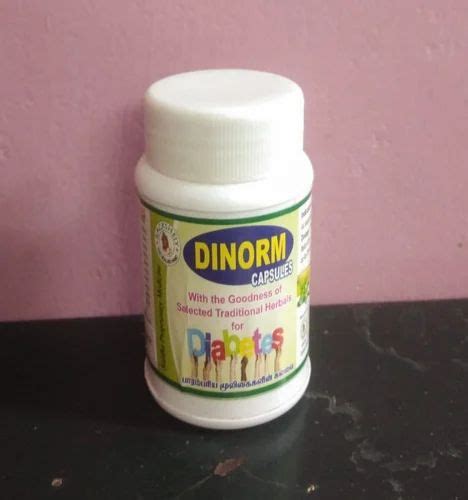 Dinorm Diabetes Capsule For Diabetic Control 60 Capsules At Rs 180bottle In Tiruchirappalli