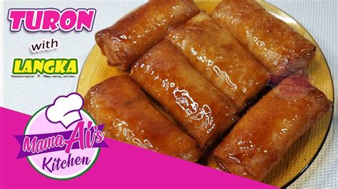 Turon With Langka Banana Lumpia With Caramel Crispy Banana And