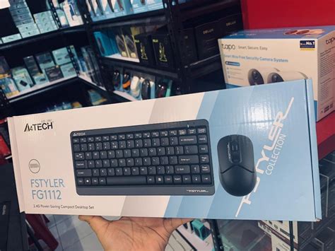 A4tech Fstyler Fg1010 Wireless Keyboard Mouse Combo Usb Grey Computers