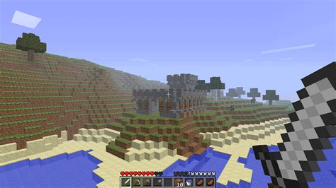 I Made A Castle In My Beta 1 7 3 Minecraft World R Goldenageminecraft