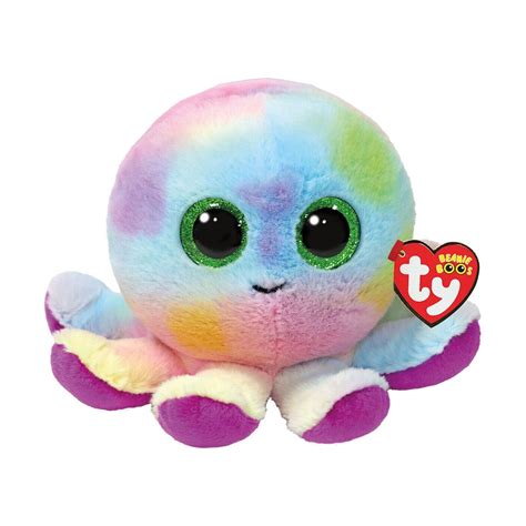 Ty Beanie Boos Bubbles Fluffy Octopus Colorful 15cm 1607 37360 Toys