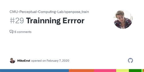 Trainning Errror · Issue 29 · Cmu Perceptual Computing Labopenpose