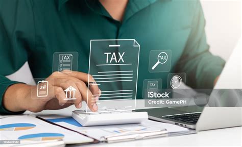 법인세 및 개인세 납부 개념 사업가 재무계획 및 법인세 소득세 신고 및 부가가치세 계산 정부 수입 및 과세 개념 2024년에 대한 스톡 사진 및 기타 이미지 Istock