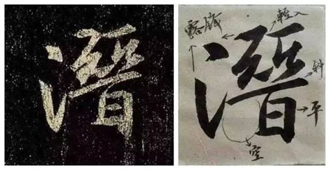 臨習聖教序單字解析 每日頭條