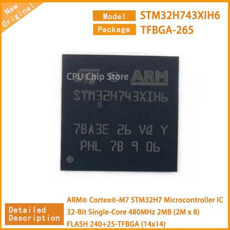 New Stm32h743xih6 Stm32h743 Arm® Cortex® M7 Stm32h7 Microcontroller