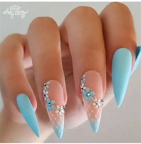 26 Sky Blue Nail Designs 2024