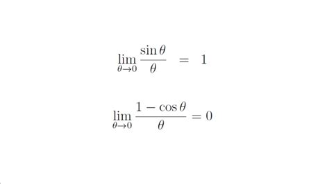 Fundamental Trigonometric Limits Youtube