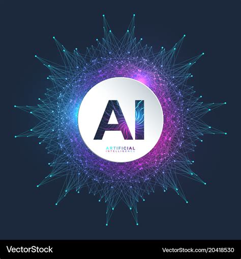 Artificial Intelligence Logo Royalty Free Vector Image