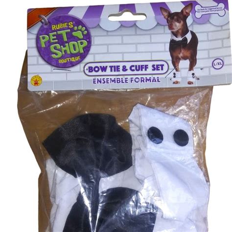 Rubies Dog Rubies Pet Shop Boutique Bow Tie Cuff Set Dog Halloween