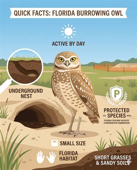Burrowing Owl In Florida Habitat Behavior And Facts Guide