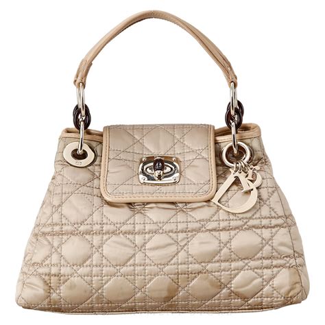 Christian Dior Used 크리스찬디올 패브릭 까나쥬 탑 핸들 캉카스백화점