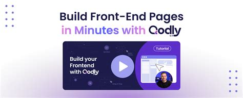 Build Beautiful Front End Pages In Minutes With Qodly Qodly