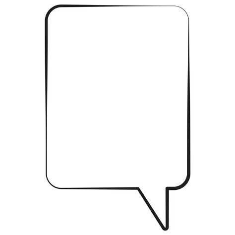 Chat Bubble Hand Drawn Style Isolated Speech Bubble Text Bubble Text