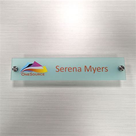 Acrylic Name Plates For Doors Rectangle