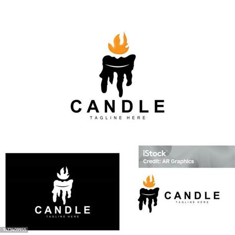 촛불 로고 불꽃 조명 디자인 불타는 럭셔리 벡터 그림 템플릿 아이콘 개념에 대한 스톡 벡터 아트 및 기타 이미지 개념 개념과 주제 교회 Istock