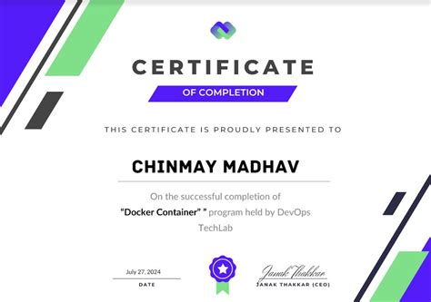 Chinmay Madhav On Linkedin Devops Devops Certification