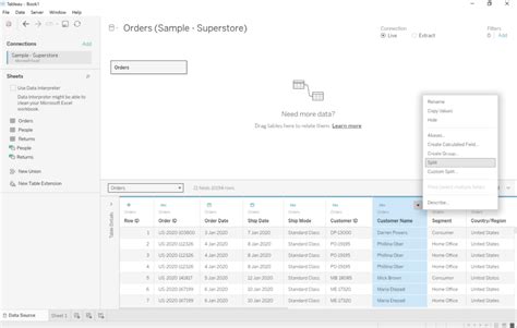 Tableau Fundamentals Beginner Level Lesson Data Preprocessing In Tableau Data Tutorials