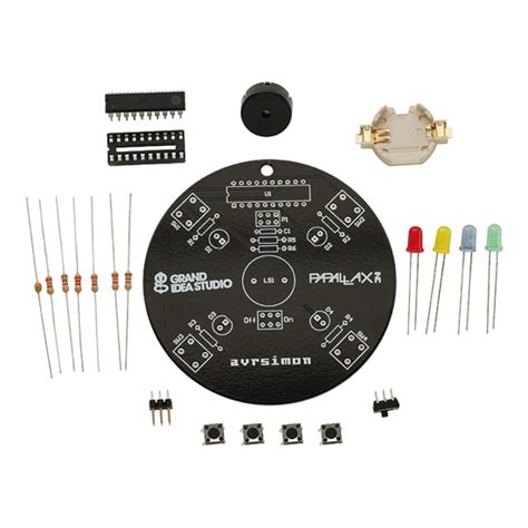 Avrsimon Game Kit â€“ Parallax Continues Towards More Open Source Hardware Products Make