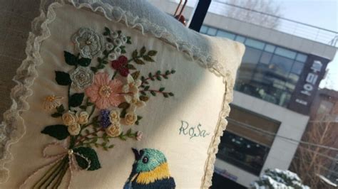 프랑스자수 쿠션 네이버 블로그