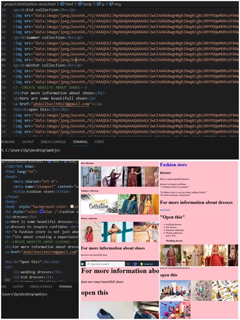 Shabana Fakhar On Linkedin ⭐ Html Project💫 I Have Created A Fashion Store Project Where I Utilized