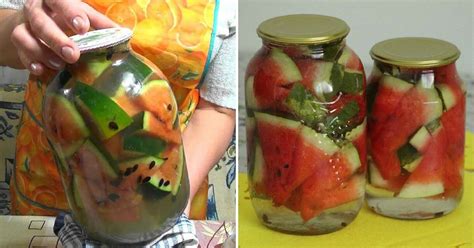 Маринованный арбуз на зиму два простых рецепта
