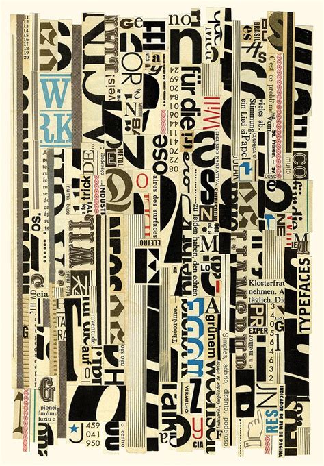 69 Typographic Collage