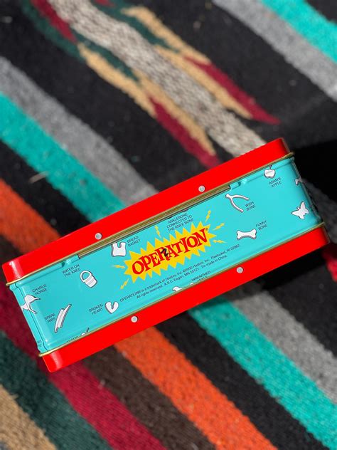 Vintage 2000 Operation Board Game Tin Metal Lunchbox Etsy