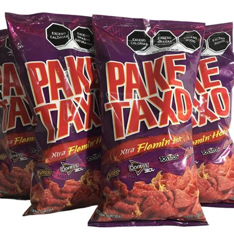5 Pk Paketaxo Flamin Hot Assorted Party Mix Chips 70gr247oz Ea