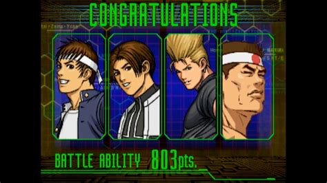 Kof 99 Kyo Japan Team Playthrough Lv8 Kof Kof99 Kyo Japan