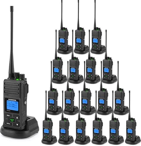 Samcom 2 Way Radios Walkie Talkies Rechargeable Long Range Two Way Radio 5 Watts