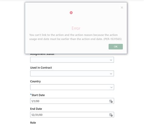 End Date Or Make Invisible Action And Action Reasons — Cloud Customer Connect