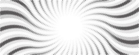 태양 광선 하프톤 배경입니다 흰색과 회색 방사형 소용돌이 추상 만화 패턴 벡터 폭발 추상 선 배경 곡선에 대한 스톡 벡터 아트 및 기타 이미지 Istock
