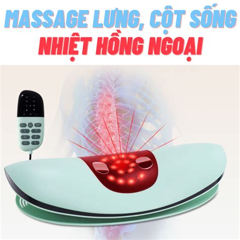 Máy Massage Trị Liệu Lưng Cổ Hông Eo Cao Cấp Chuyên Sâu Thắt Lưng