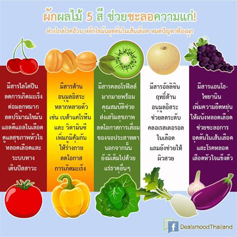 ผักผลไม้ 5 สี 2016