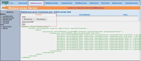 steps to verify sage x3 web services running at sage x3 server sage