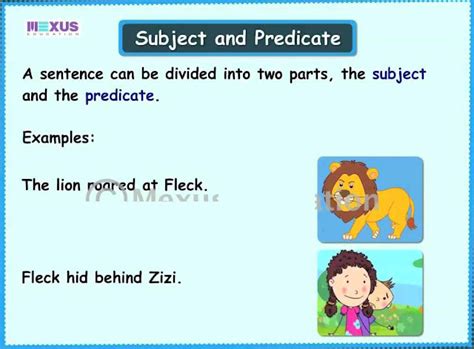 Subject And And Predicate English Grammar Solution