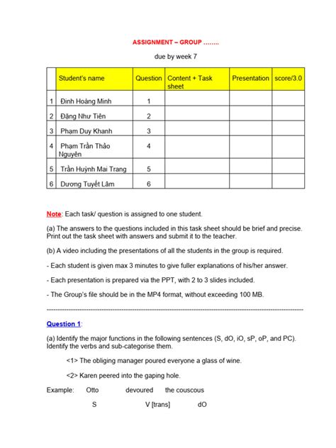 Assignment Pdf Subject Grammar Ambiguity