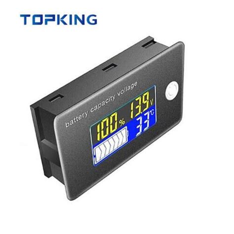 Battery Monitor With Shunt 12v Battery Level Indicator With Lcd Display