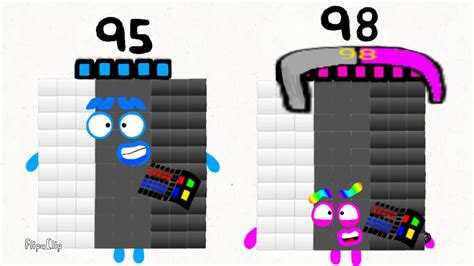 Numberblocks 95 And 98 Youtube